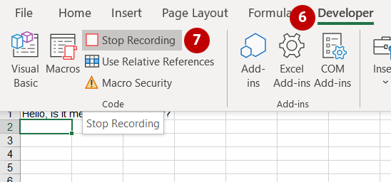 Record A Basic Macro In Excel Quick Tip