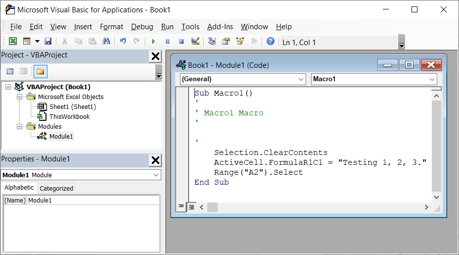 View Code From A Macro In Excel Quick Tip