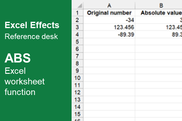 Reference Archives Excel Effects